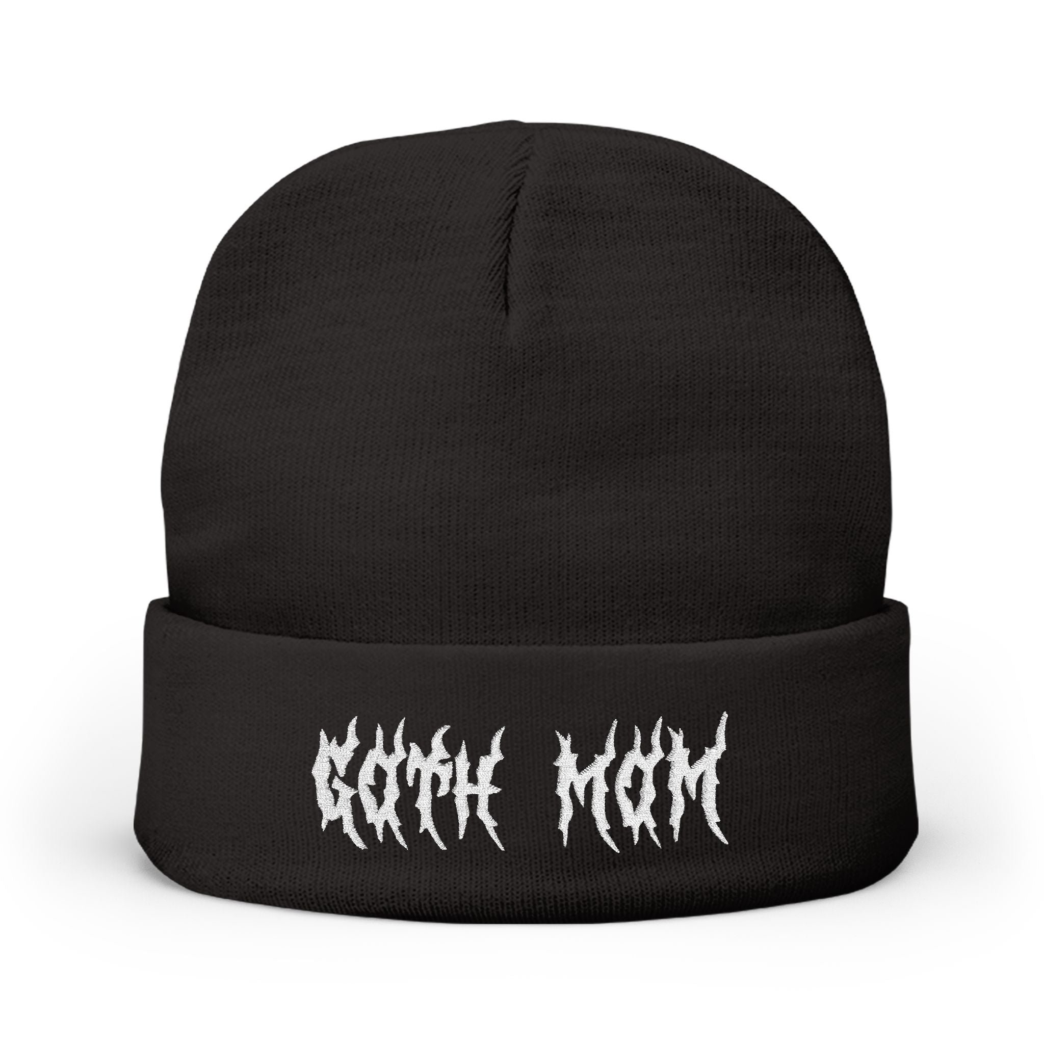Goth Mom Doom Knit Beanie (Adults) – Witching Hour Baby