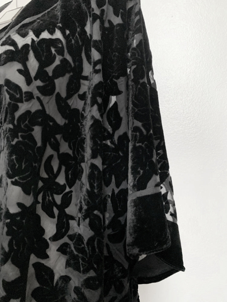 Velvet Mourning Shawl Cardigan (Adults) – Witching Hour Baby